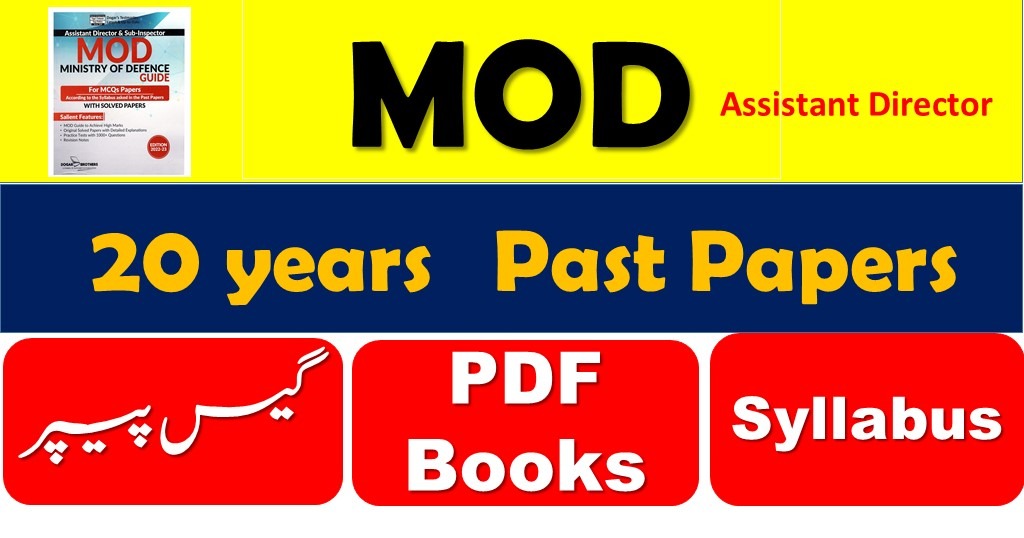 MOD AD Assistant Director 20 Years Past Papers